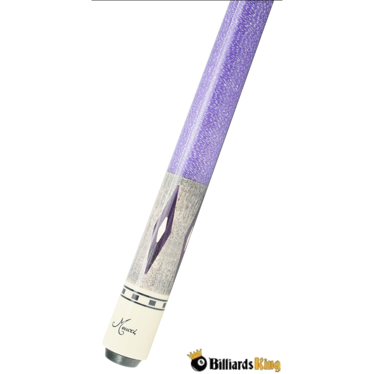 Meucci Economy Cure EC-7 Purple with Purple & White Wrap Pool Cue Stick ...