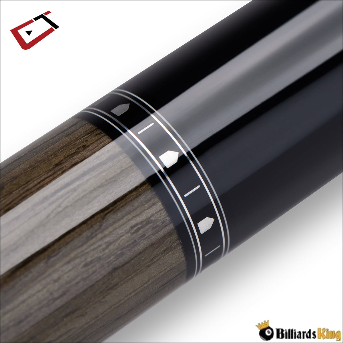 Cuetec Cynergy Truewood Walnut I Cue Wrapless 95-105 - Billiards King