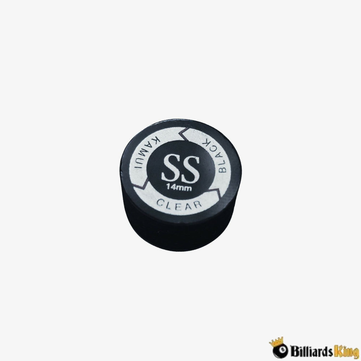 Kamui Clear Black Leather Tip - Billiards King