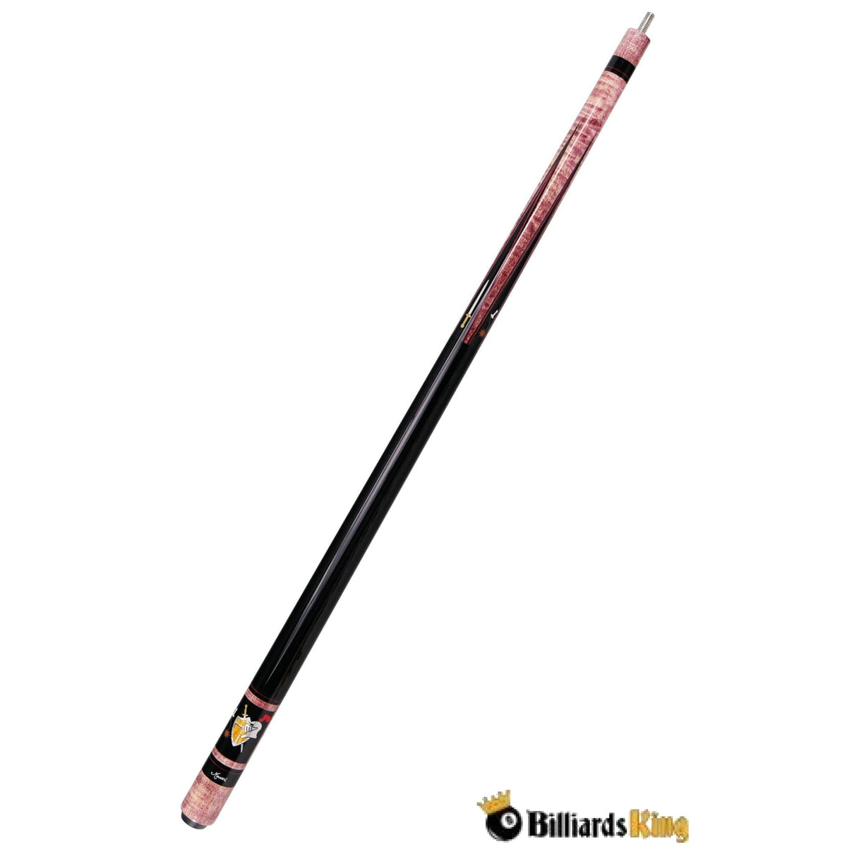 Meucci Hall of Fame 7 HOF-7 Black Medieval Giant Slayer Pool Cue Stick ...
