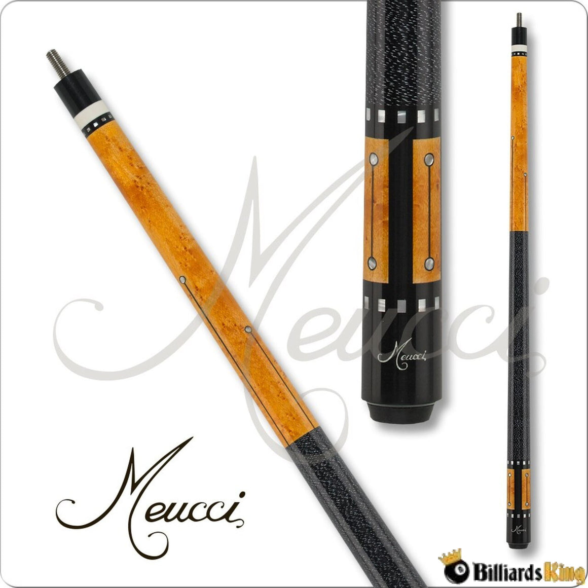 Meucci Cues & Pool Sticks | Free Shipping | Billiards King